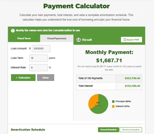 Calculate Your Monthly Payments – Free Payment Calculator